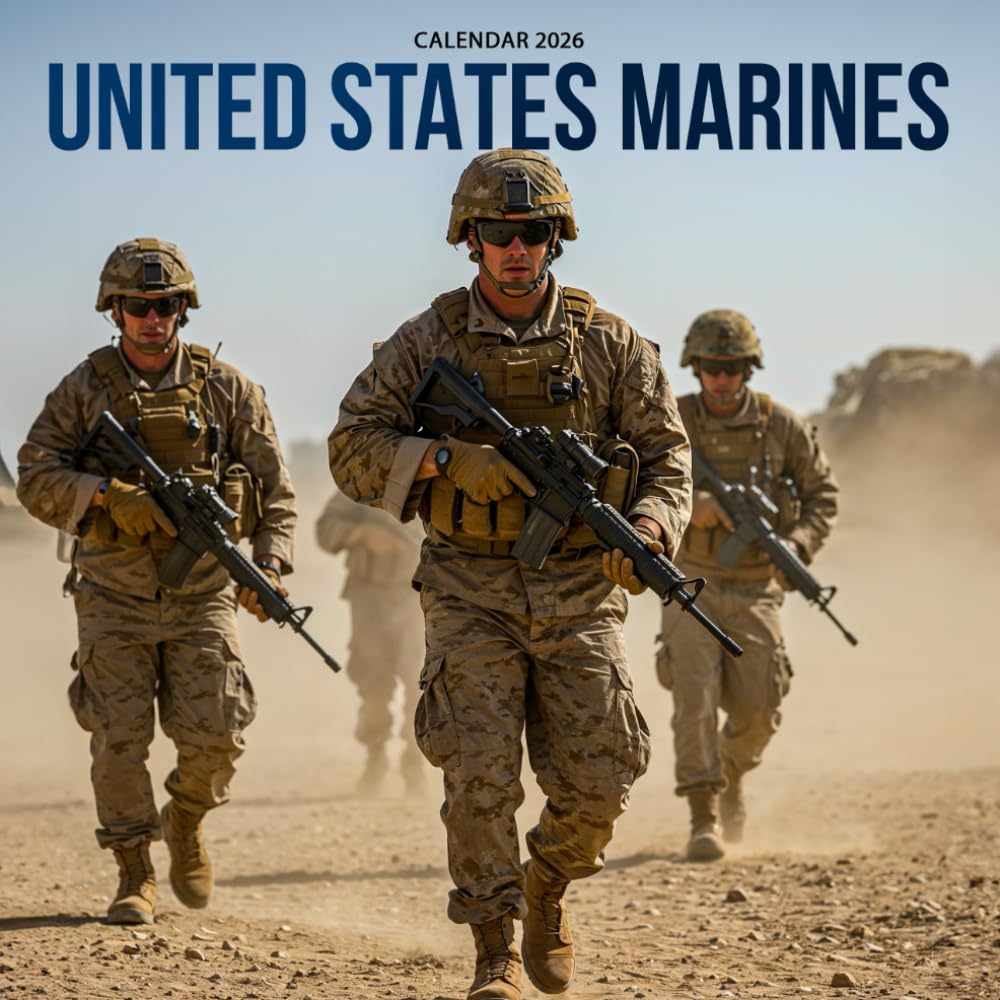 United States Marines 2026 Calendar: Honor, Strength & Courage : Miles ...
