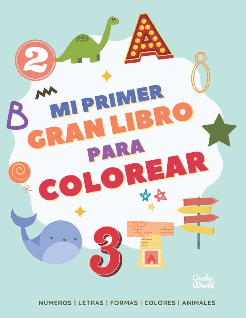 Buy Mi Primer Gran Libro Para Colorear - Divertido Libro para Aprender ...
