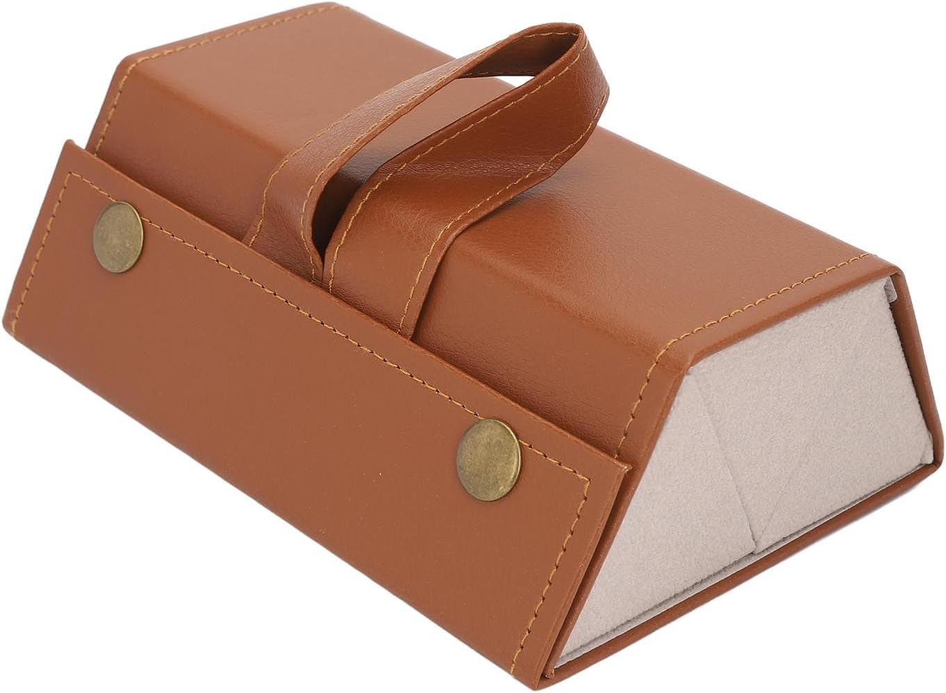 3 Slot Foldable Eyeglasses Case, Multi Compartment Sunglasses Box ...