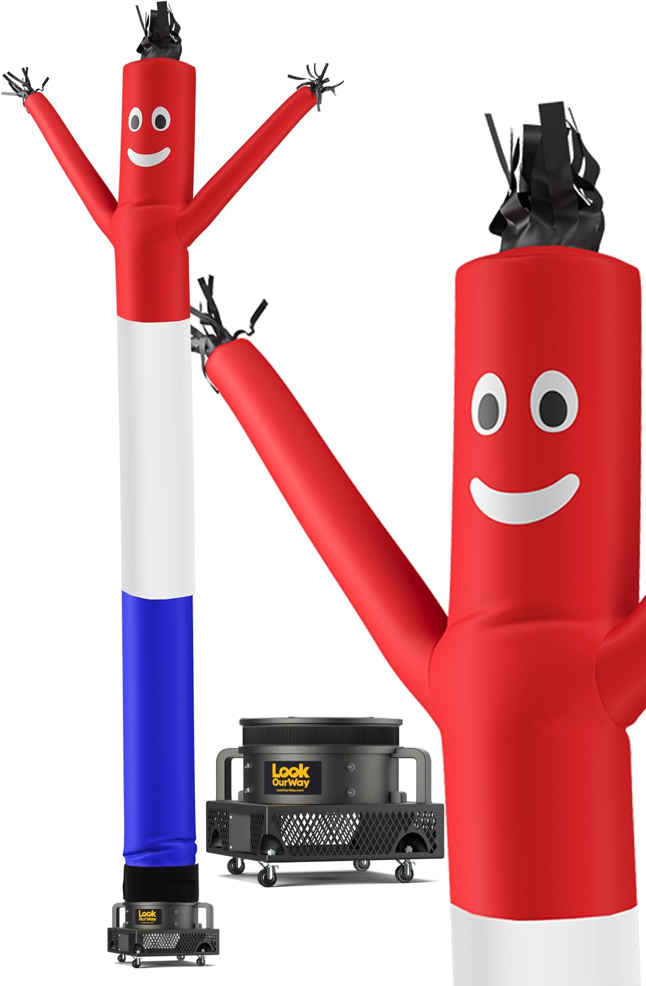 Amazon.com: LookOurWay Air Dancers Inflatable Tube Man Set - 7ft Tall ...