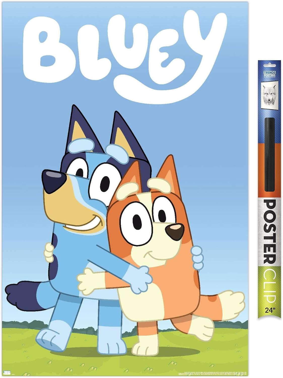 Amazon.com: Trends International Bluey - Hug Wall Poster, 34L x 22.4W ...