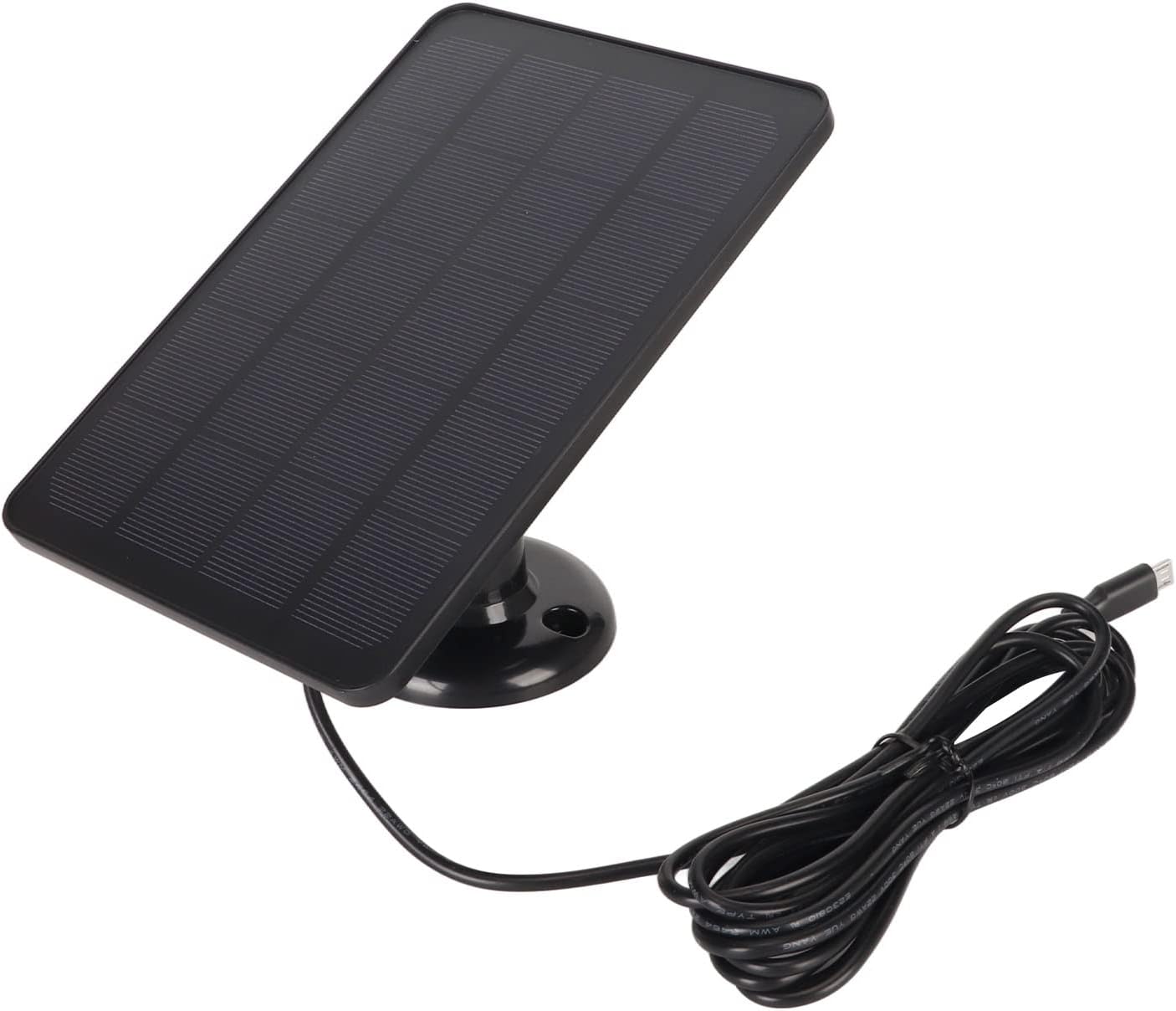 Amazon.com : 4W Solar Panel for Security Camera, DC 5V Micro USB & USB ...