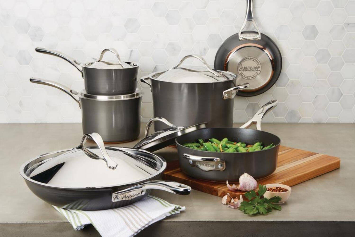 Anolon Cookware Nouvelle Copper Pots And Pans | Anolon Cookware