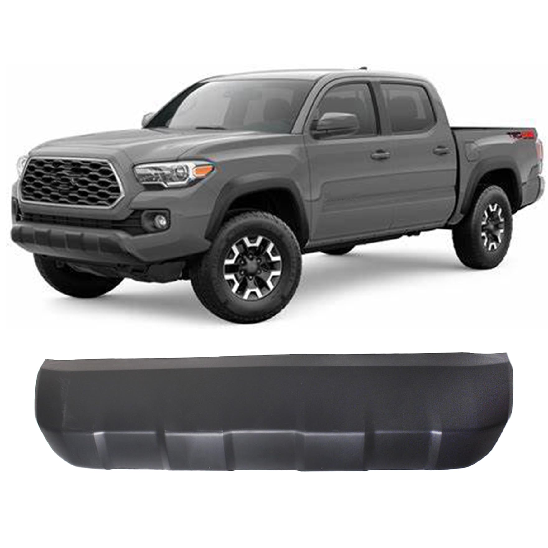 Amazon.com: Front Lower Bumper Valance Panel Skid Plate Black ...