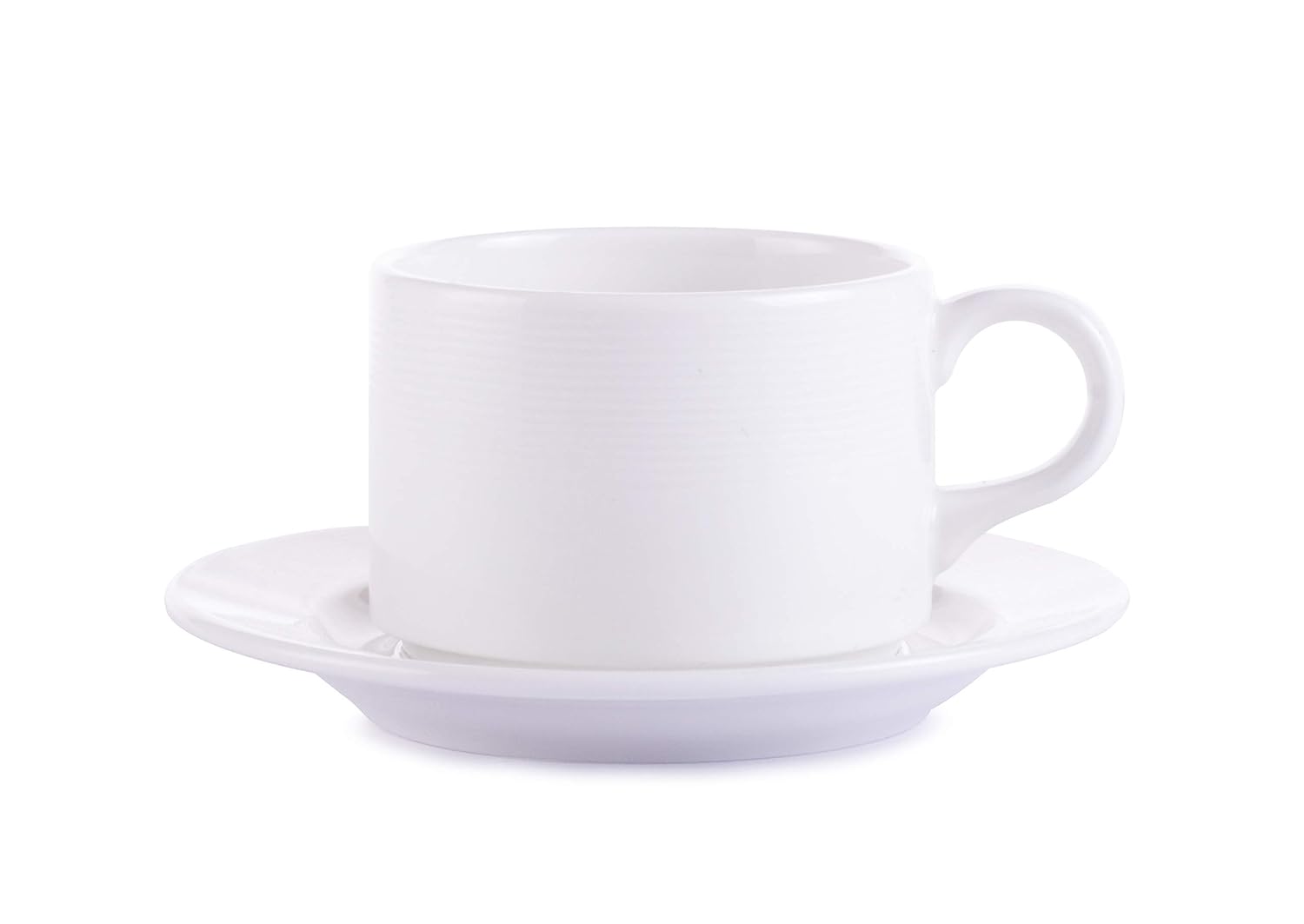 Buy Ariane - Fine Porcelain Prime Tea Cup (Stackable) (23cl) Saucer ...