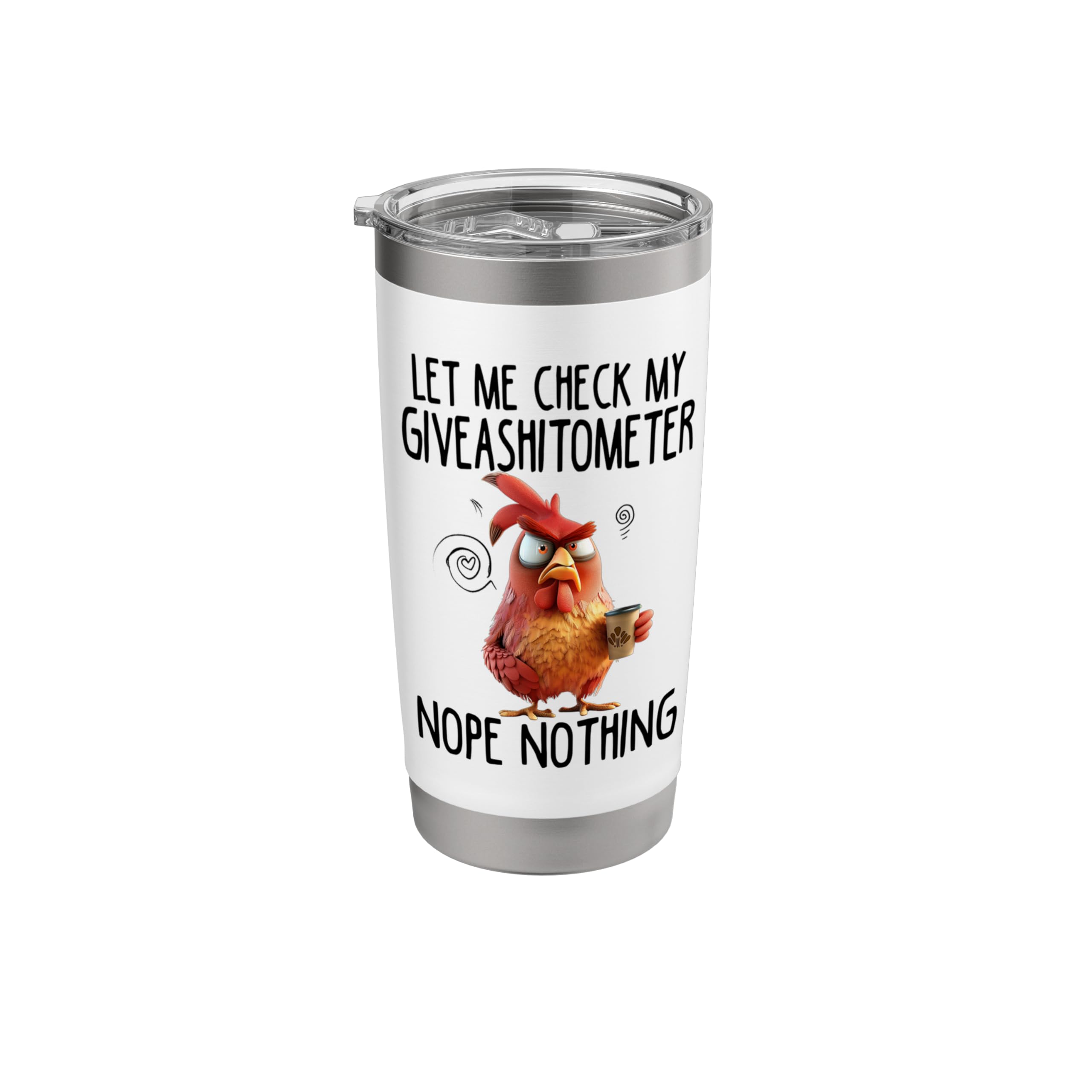 Amazon.com | Let Me Check My Giveashitometer Nope Nothing Stainless ...