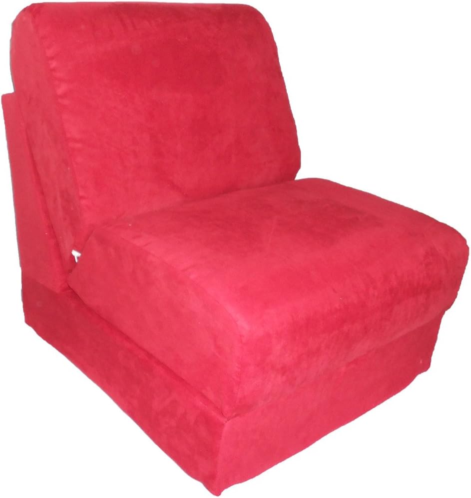 Amazon.com: Fun Furnishings Micro Suede Teen Chair - Red : Home & Kitchen