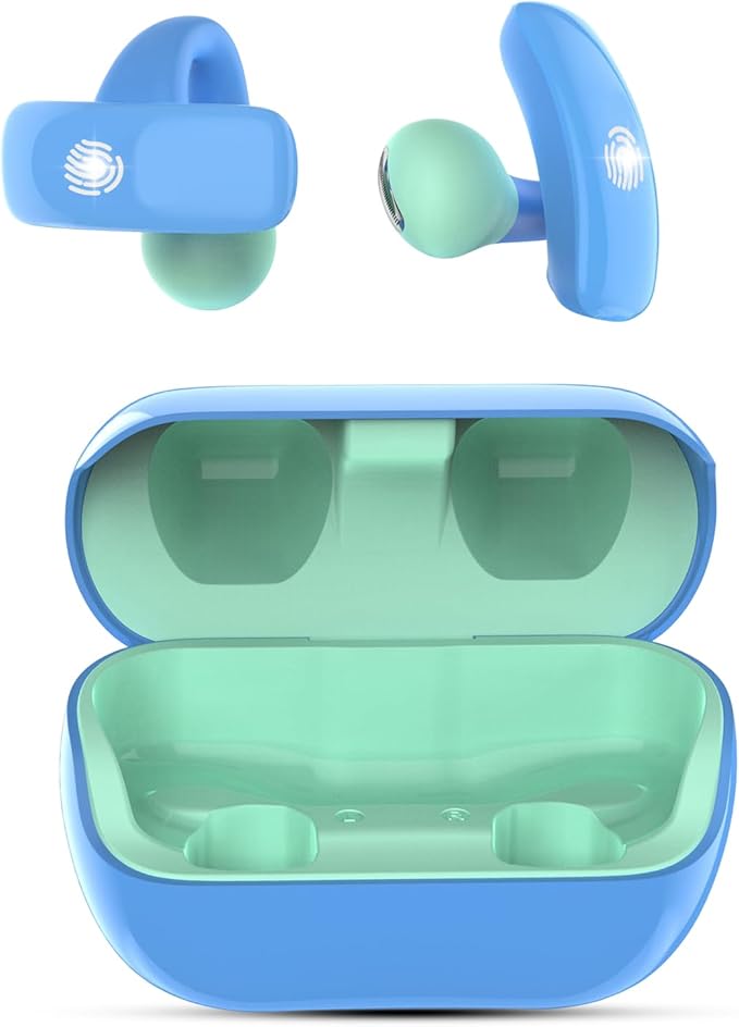 Amazon.com: BANIGIPA Kids True Wireless Earbuds, Bluetooth 5.4 Open Ear ...