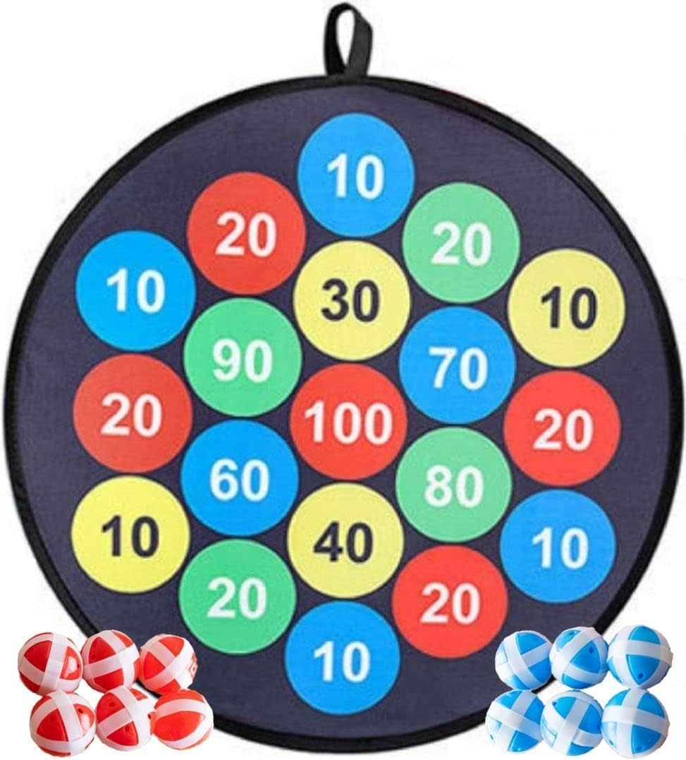 74cm Large Dart Board for Kids, Kids Dart Board with Sticky Balls ...