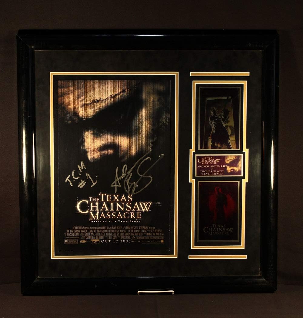 Andrew Bryniarski as Leatherface 25 1/2" x 25 1/2" Framed The Texas ...