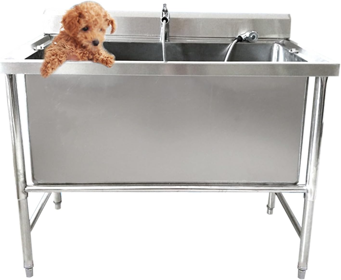 Amazon.com: ZAHIKA Dog Grooming Bath Tub,Dog Washing Station Stainless ...