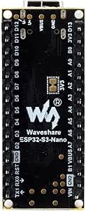 Amazon.com: waveshare ESP32-S3-Nano Development Board, Based On ESP32-S3R8, Compatible with ...