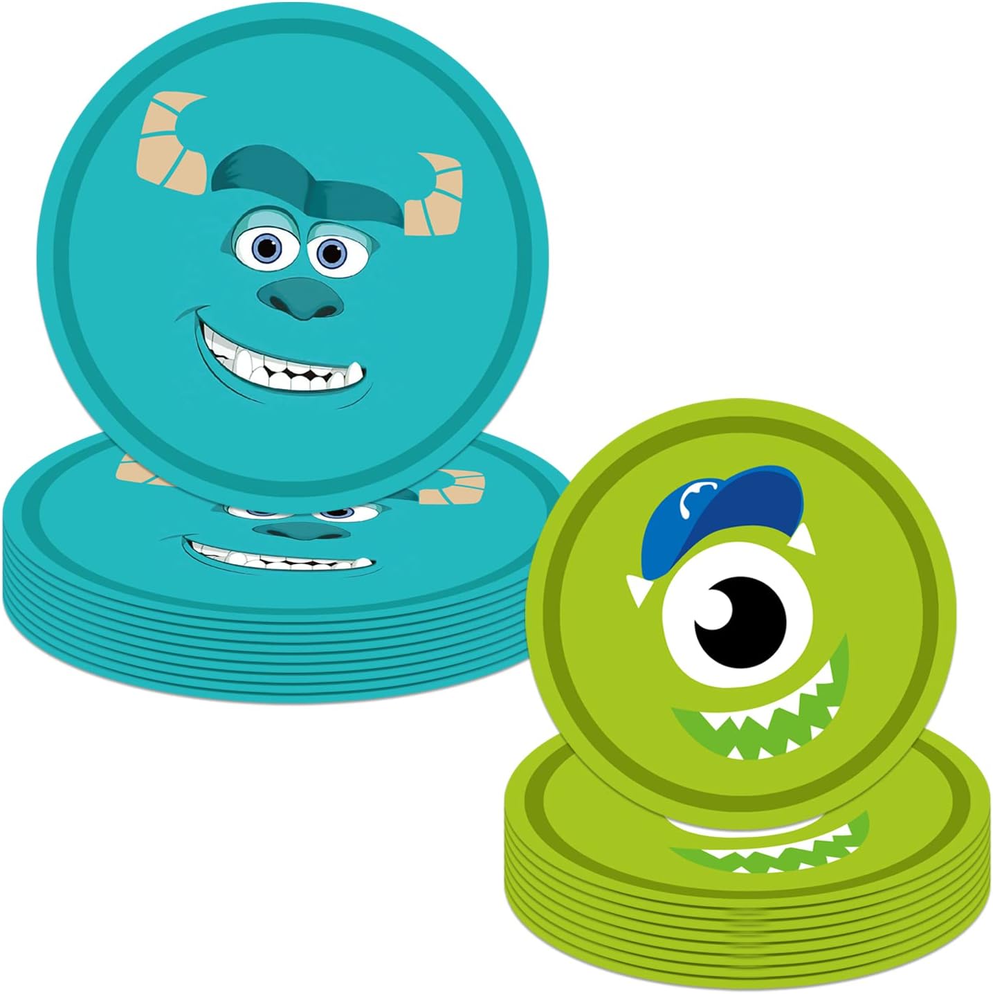 Amazon.com: QWAERPLPN Monster Party Supplies - 32Pcs Monster Plates for ...