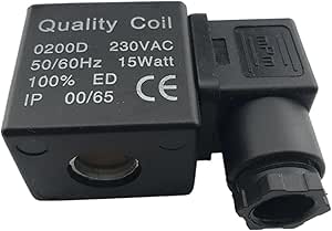 Amazon.com: Air Compressor Electronic Drain Solenoid Valve Coil Quality ...