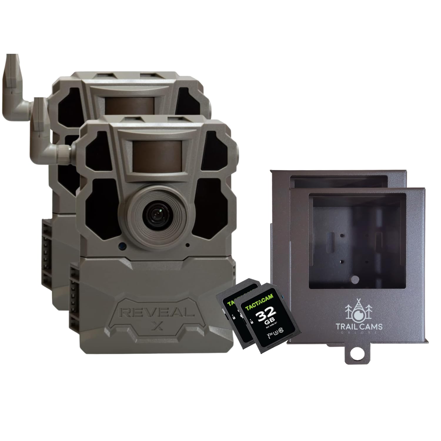 Amazon.com: TACTACAM Reveal X Gen 2.0 LTE Cellular Trail Camera (2 PK ...