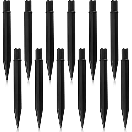 Amazon.com: 12 Pack Solar Light Replacement Stakes Plastic Ground ...