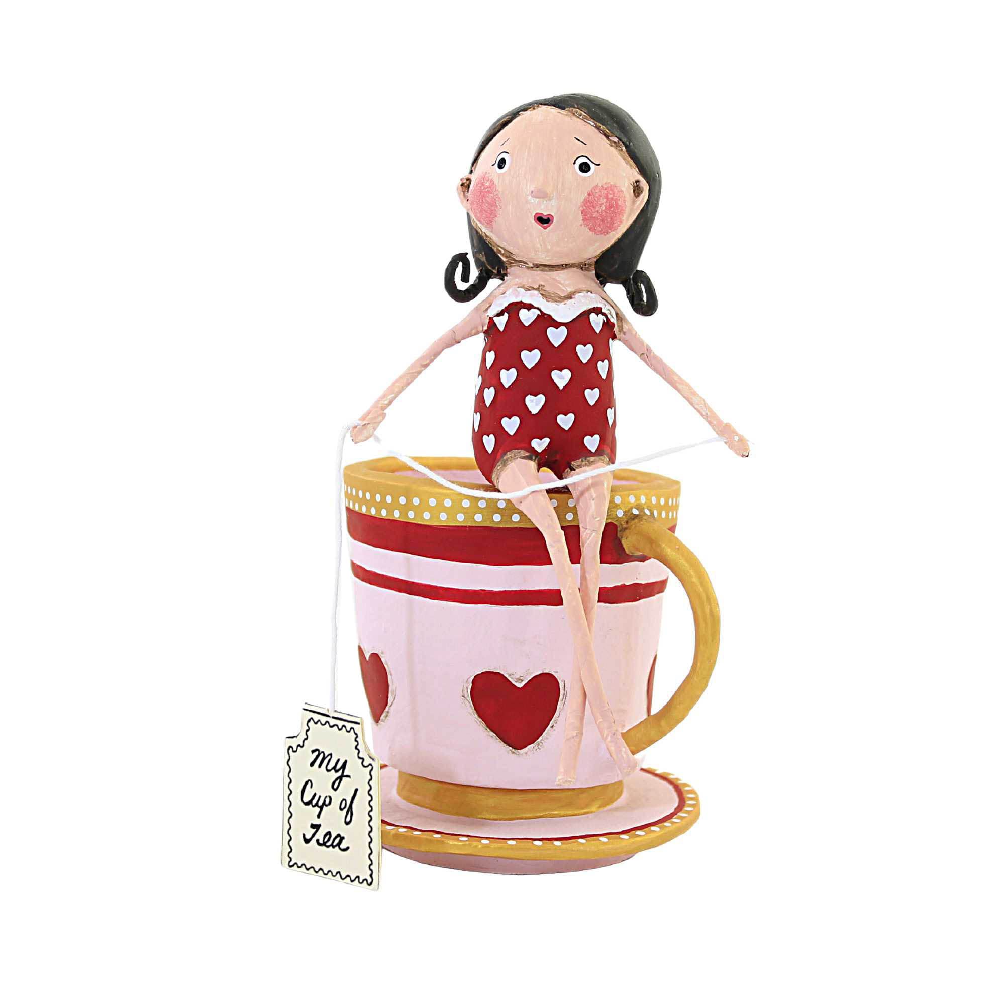 Amazon.com: Lori Mitchell My Cup of Tea, 6.25", Polyresin, Valentine's ...