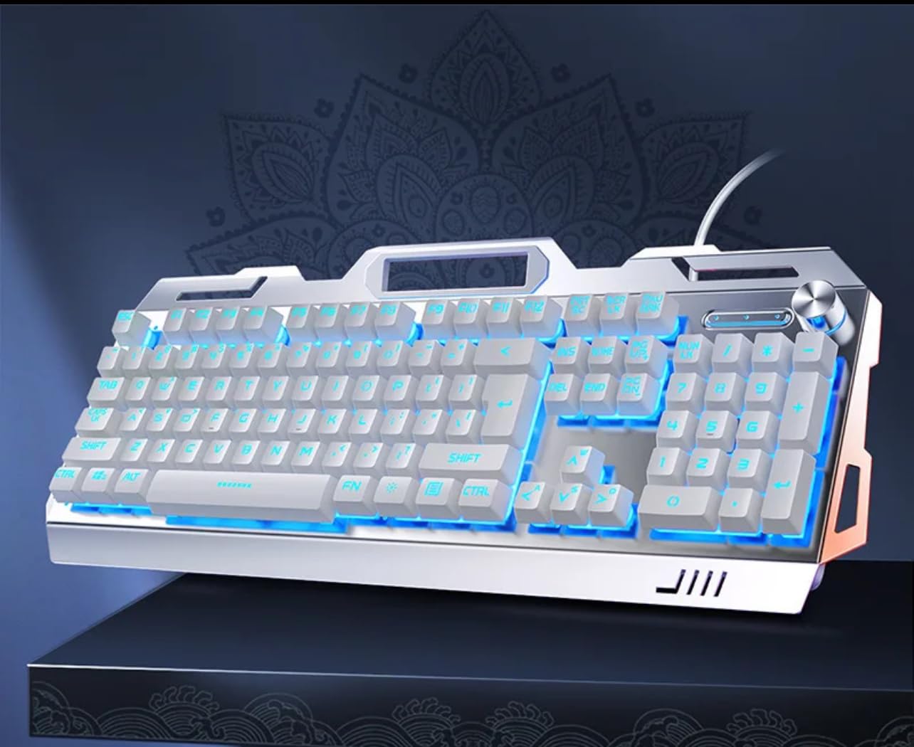 V2 Mechanical Keyboard, TKL 104 Keys, Knob Control, Gasket Structure ...