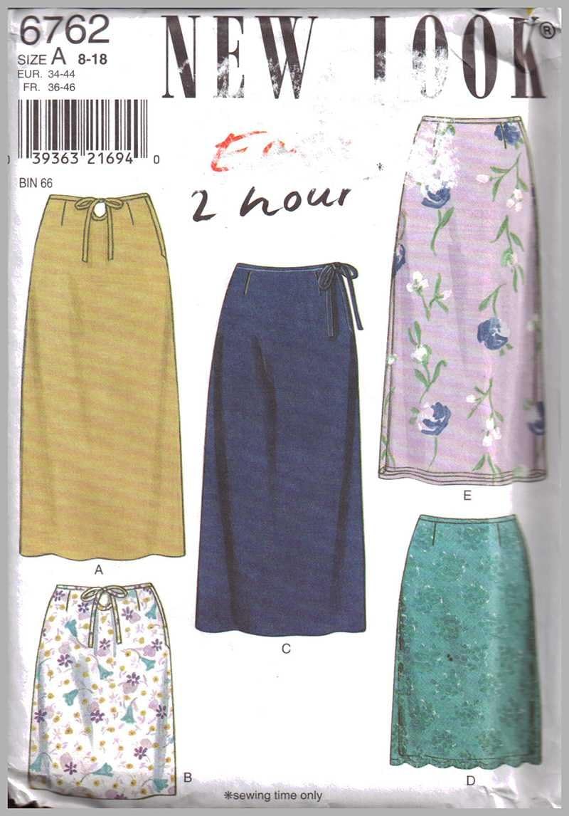 Amazon.com: New Look 6762 Skirts : Arts, Crafts & Sewing