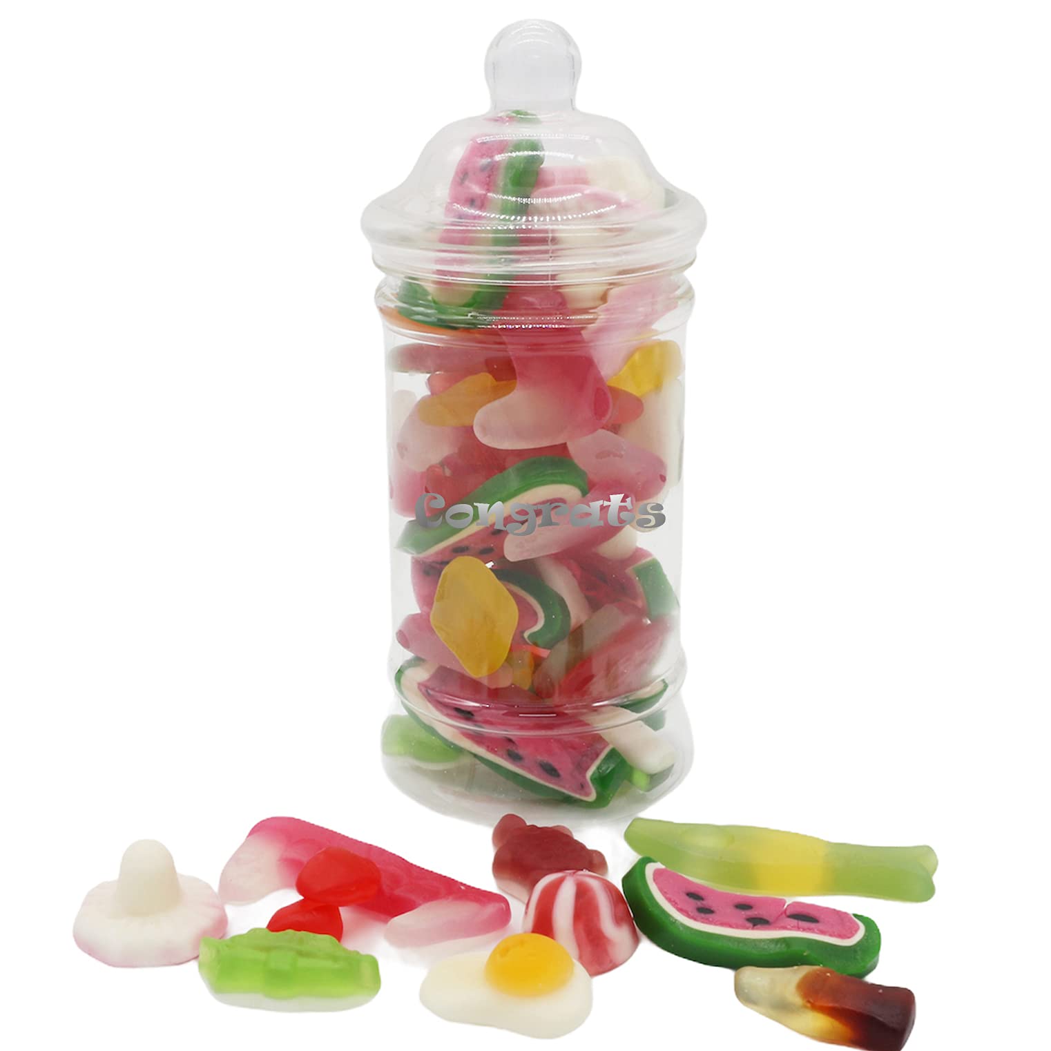 Buy Congratulations Text Non Fizzy Mix Sweets Gift Pick n Mix Candy ...
