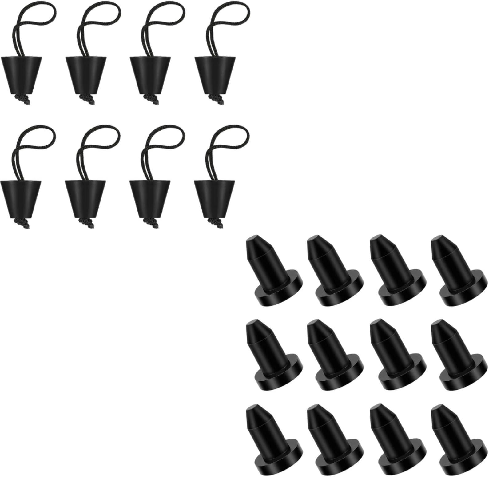 Amazon.com: 8 Pcs Kayak Scupper Plugs Kit and 12 Pcs Kayak Drain Plug ...