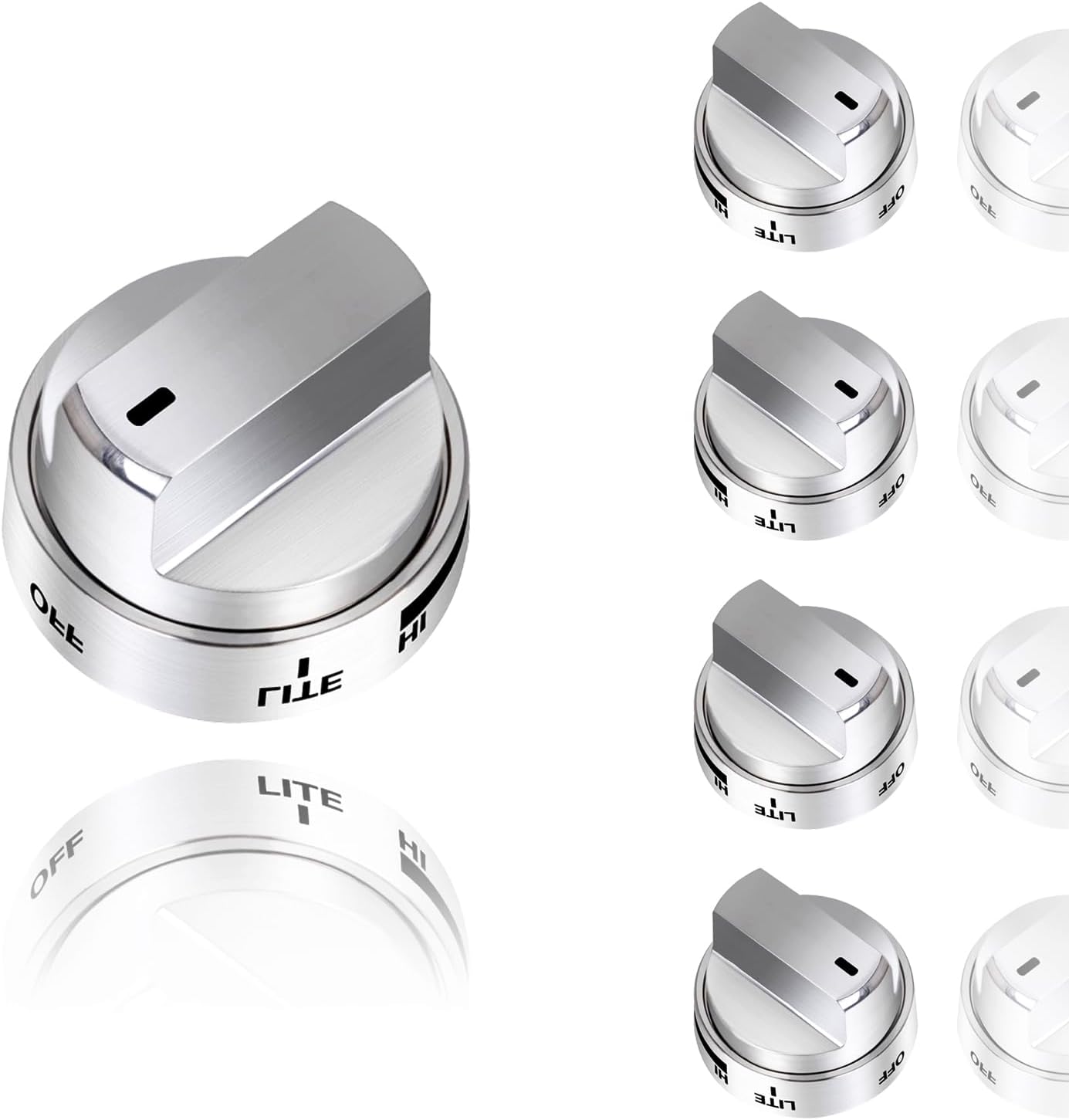 Amazon.com: Azdele AEZ73453509 lg Stove knobs Replacements Fit for lg ...