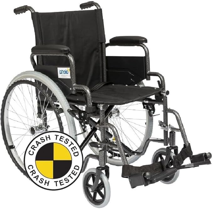 Crash Tested Wheelchair- Self propelled and Folding - Safe for use in a ...