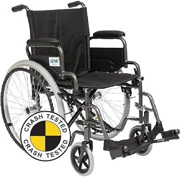 Crash Tested Wheelchair- Self propelled and Folding - Safe for use in a ...