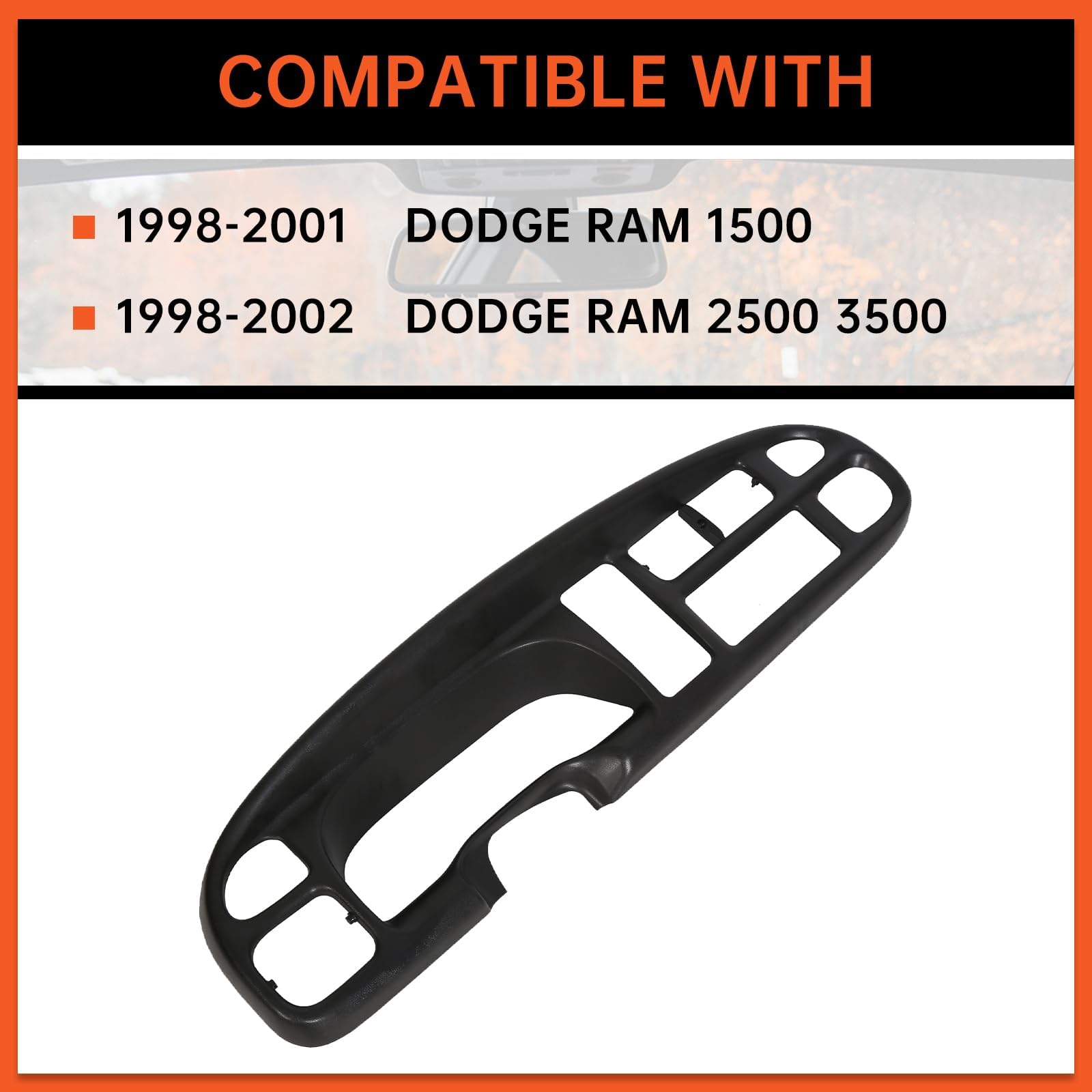 Snapklik.com : ECOTRIC Dash Board Bezel Cover Compatible