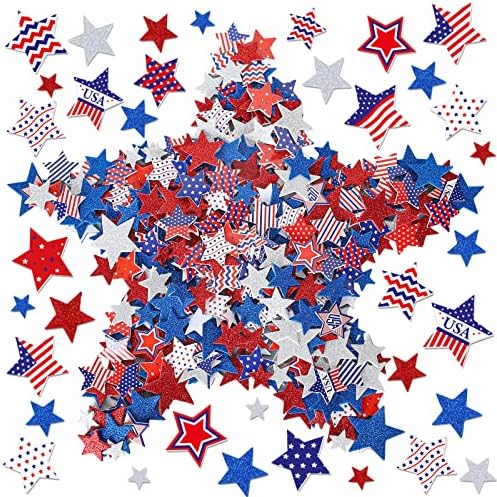 Amazon.com: Patriotic Stickers, 900 PCS 4th of July Stickers, 10 Sheets ...