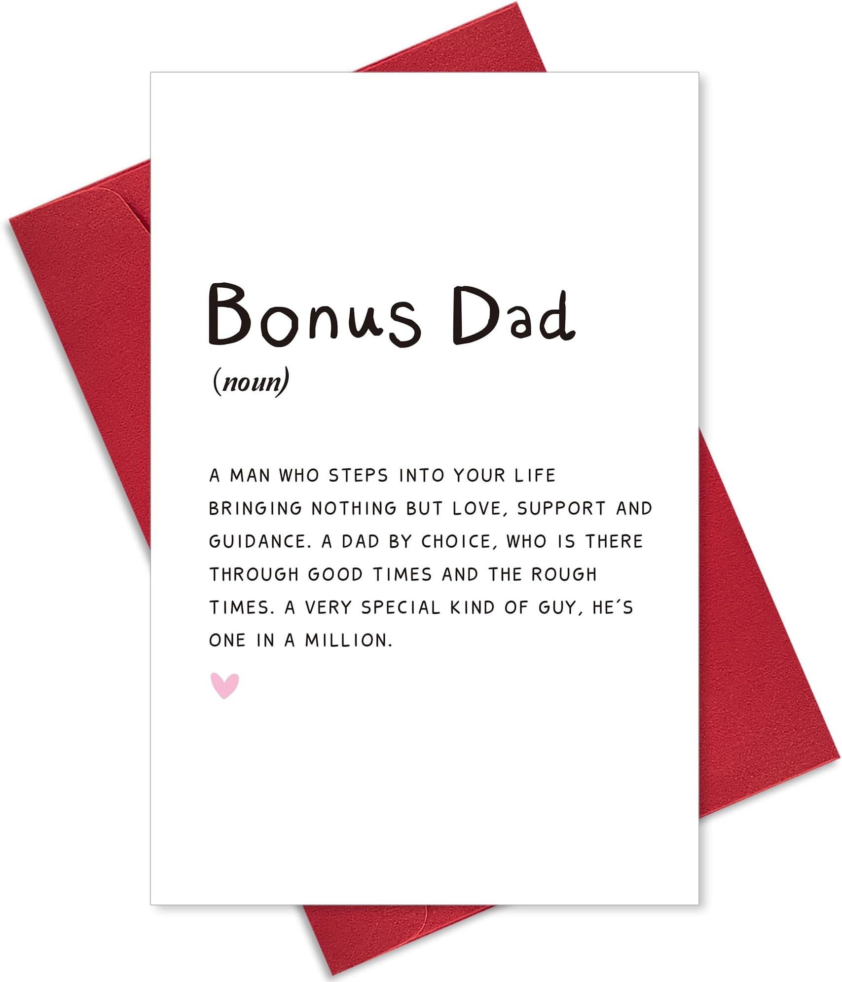 Amazon.com : Ogeby Bonus Dad Definition Card, Lovely Father’s Day Card ...