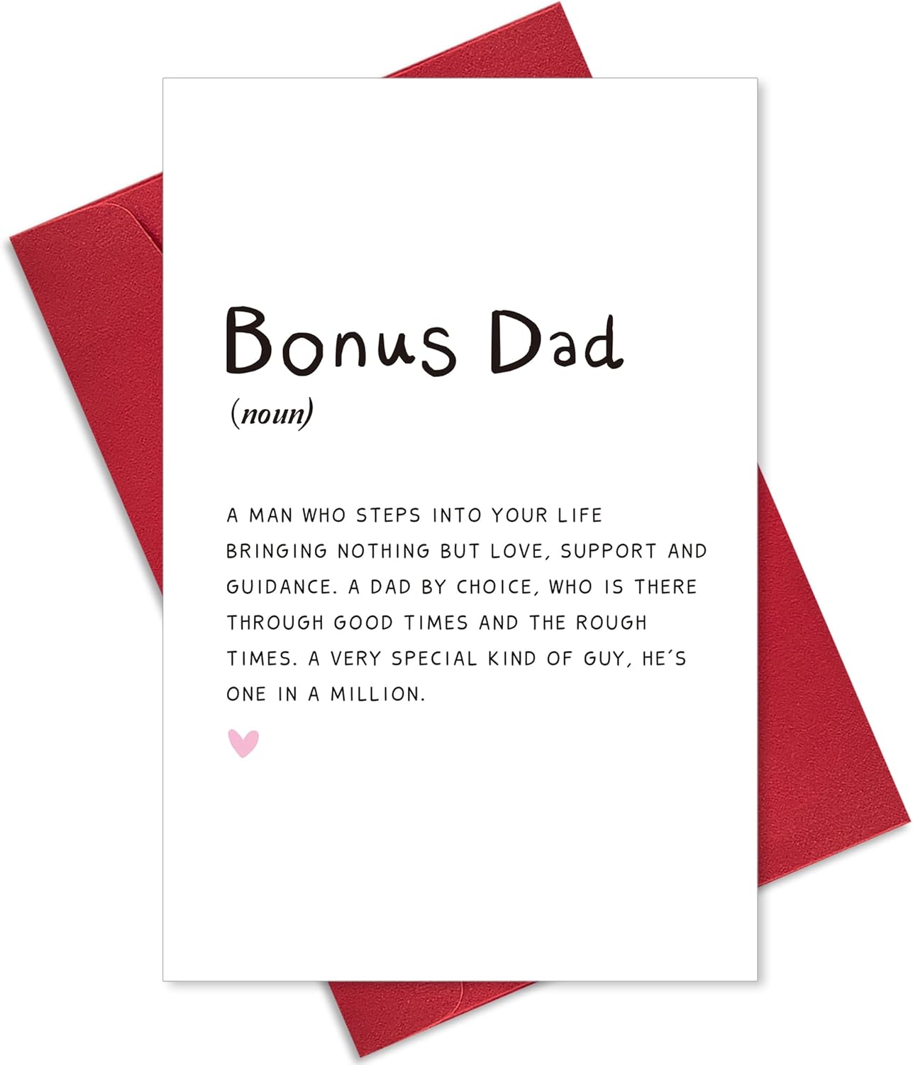 Amazon.com : Ogeby Bonus Dad Definition Card, Lovely Father’s Day Card ...
