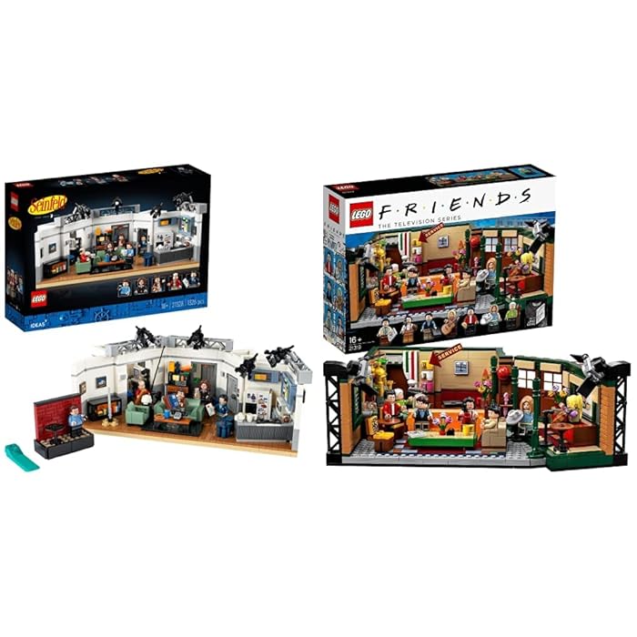 Buy LEGO 21328 Ideas Seinfeld Apartment Building Set & 21319 Ideas ...