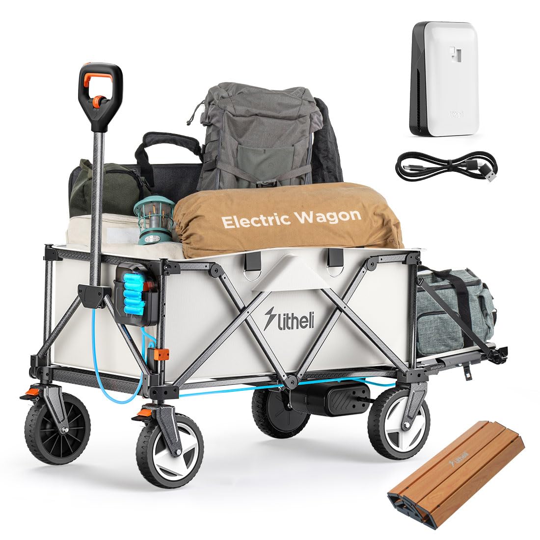 Snapklik.com : Litheli Electric Utility Wagon