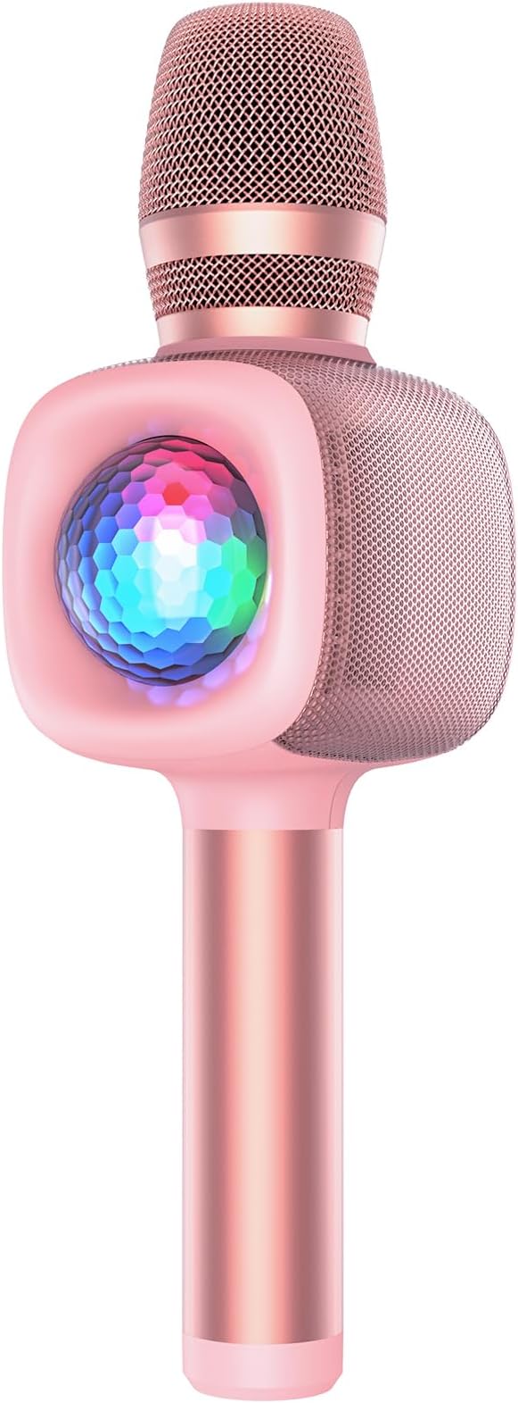 Amazon.com: xo poppy Karaoke Wireless led mic (Gold) : Musical Instruments