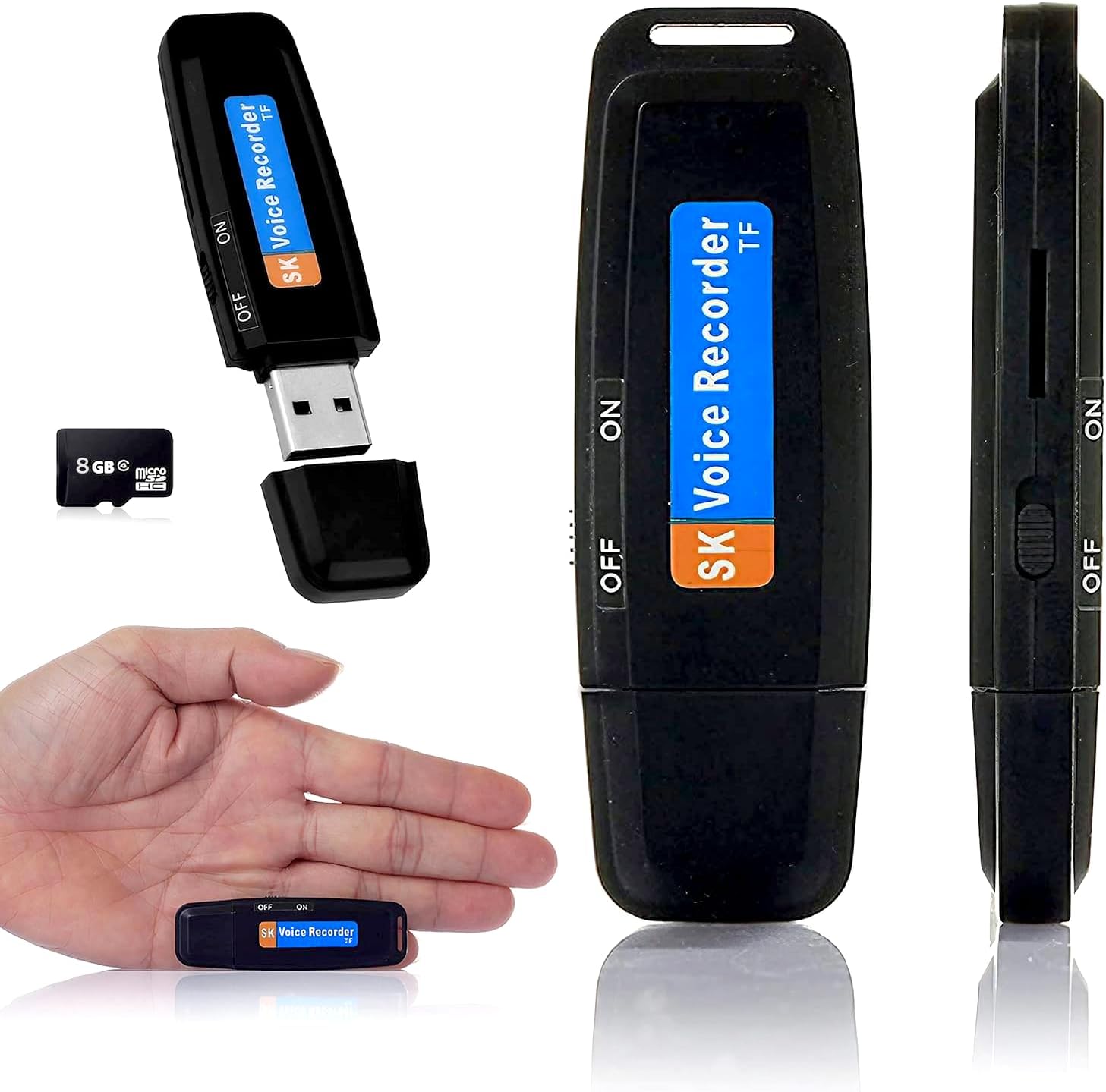 USB Pen Drive Voice Recorder .Clear Audio Hidden Recording USB Pen ...