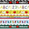 Amazon.com: Whaline 69Ft Back to School Bulletin Board Borders Welcome ...