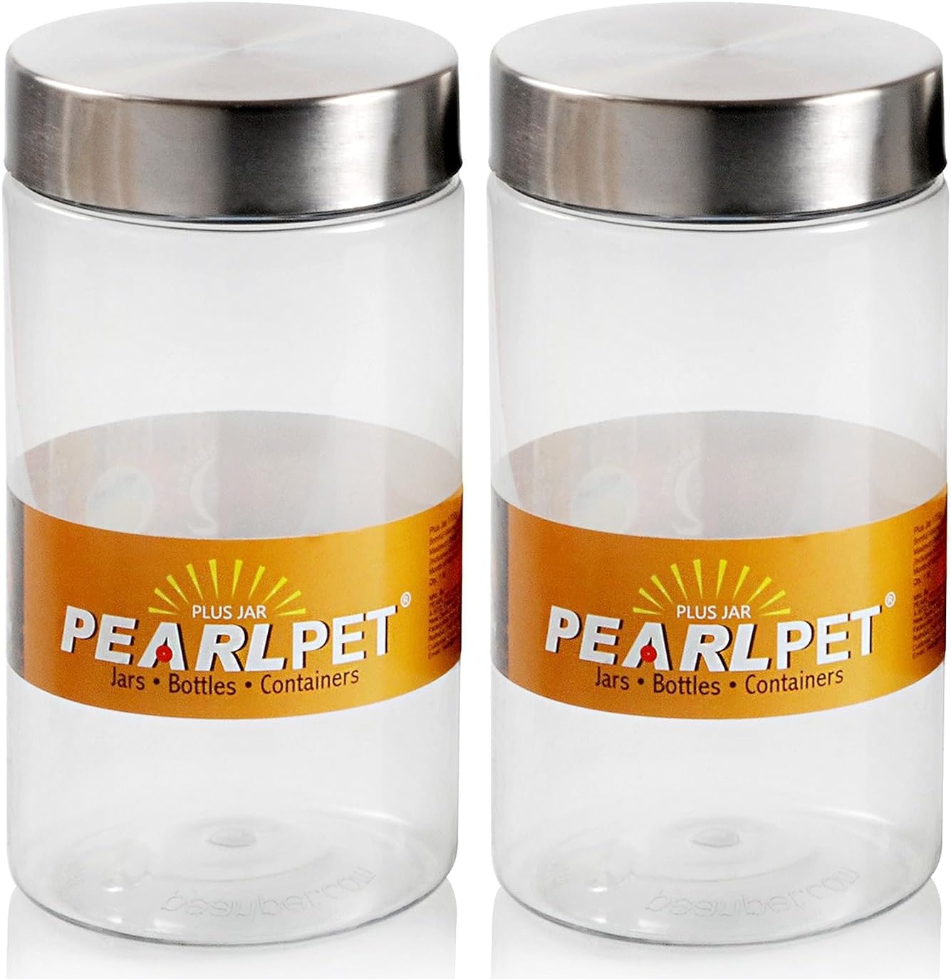 Buy PEARLPET Sapphire Plastic Jar Airtight Stackable Container for ...