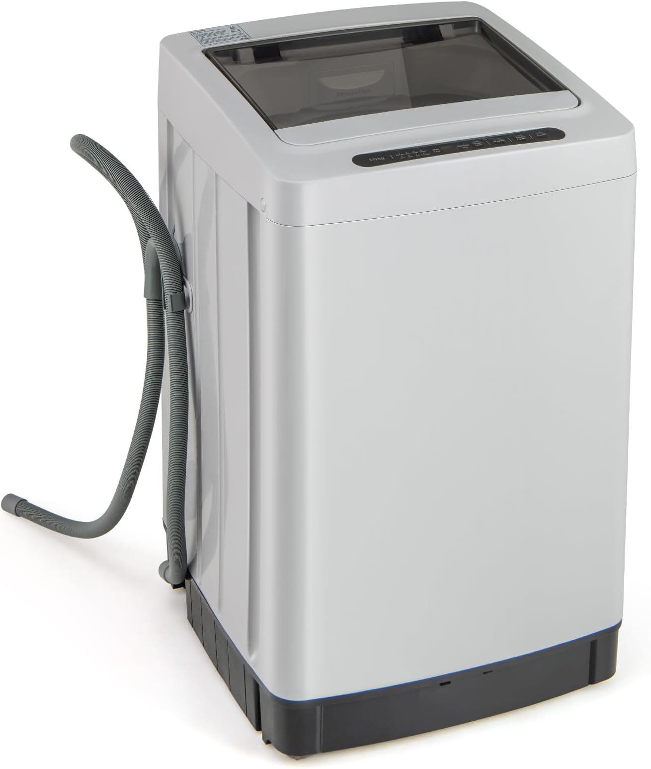 COSTWAY Portable Washing Machine, 11 LBS Full Automatic Portable Washer ...