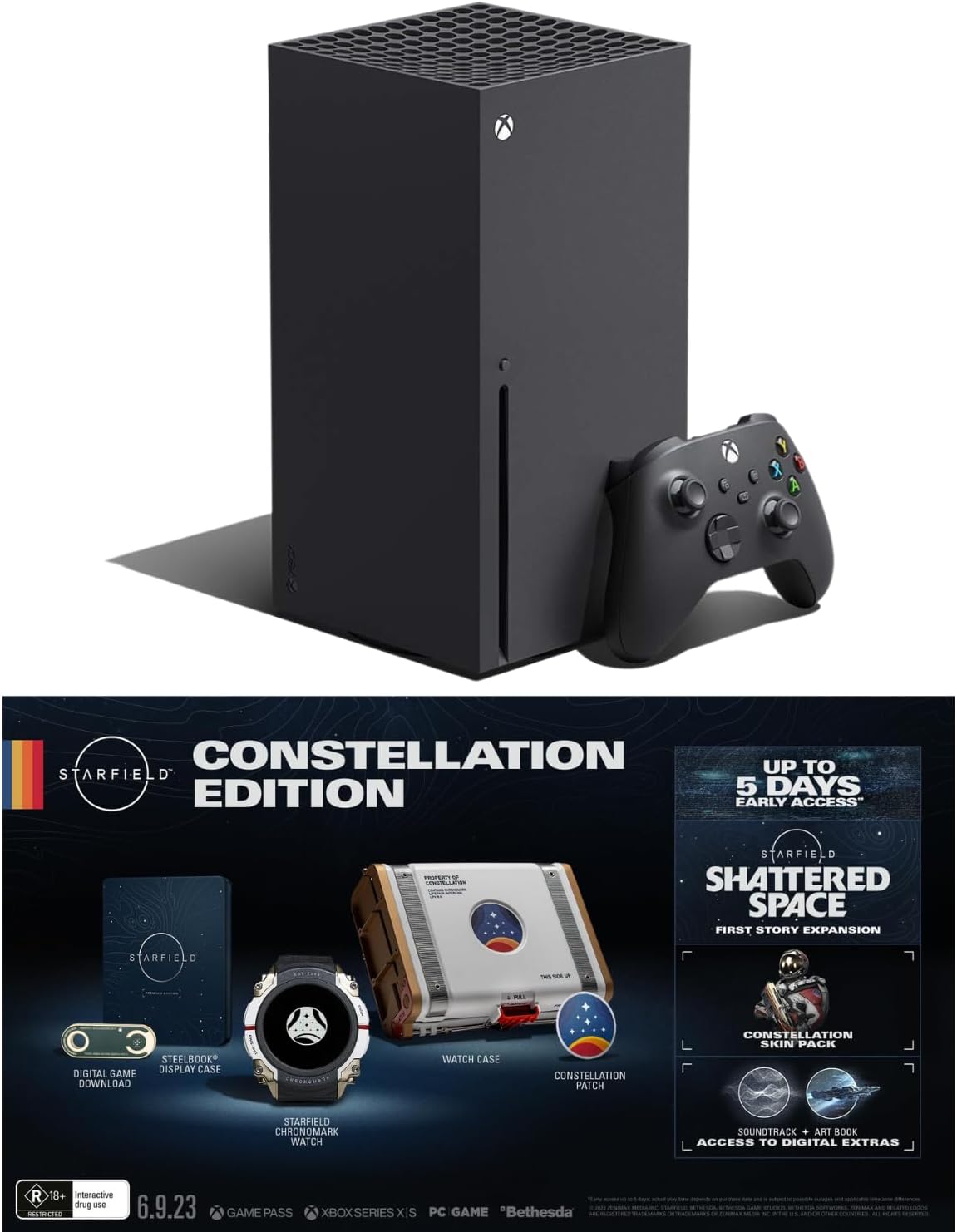 Xbox Series X Console + Starfield Collectors Edition : Amazon.com.au ...