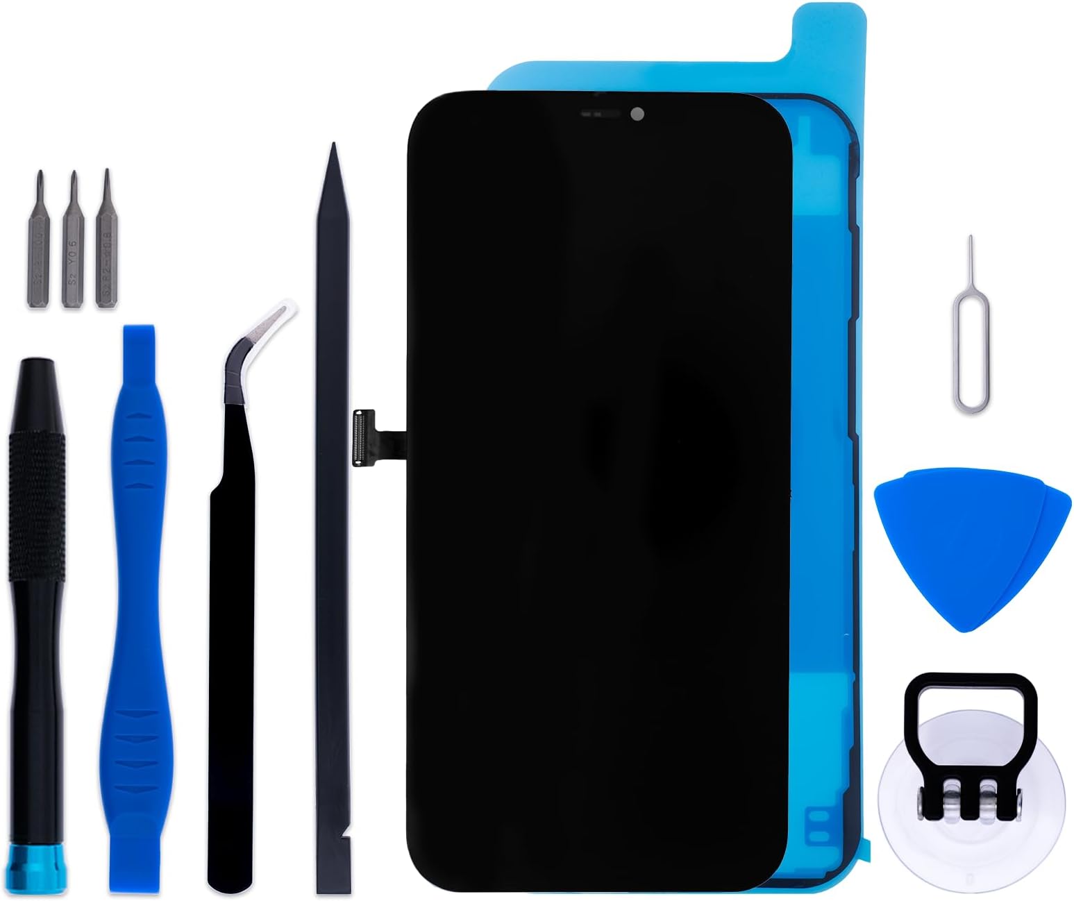 Amazon.com: Yodoit for iPhone 12 Pro Max Screen Replacement Kit LCD COF ...