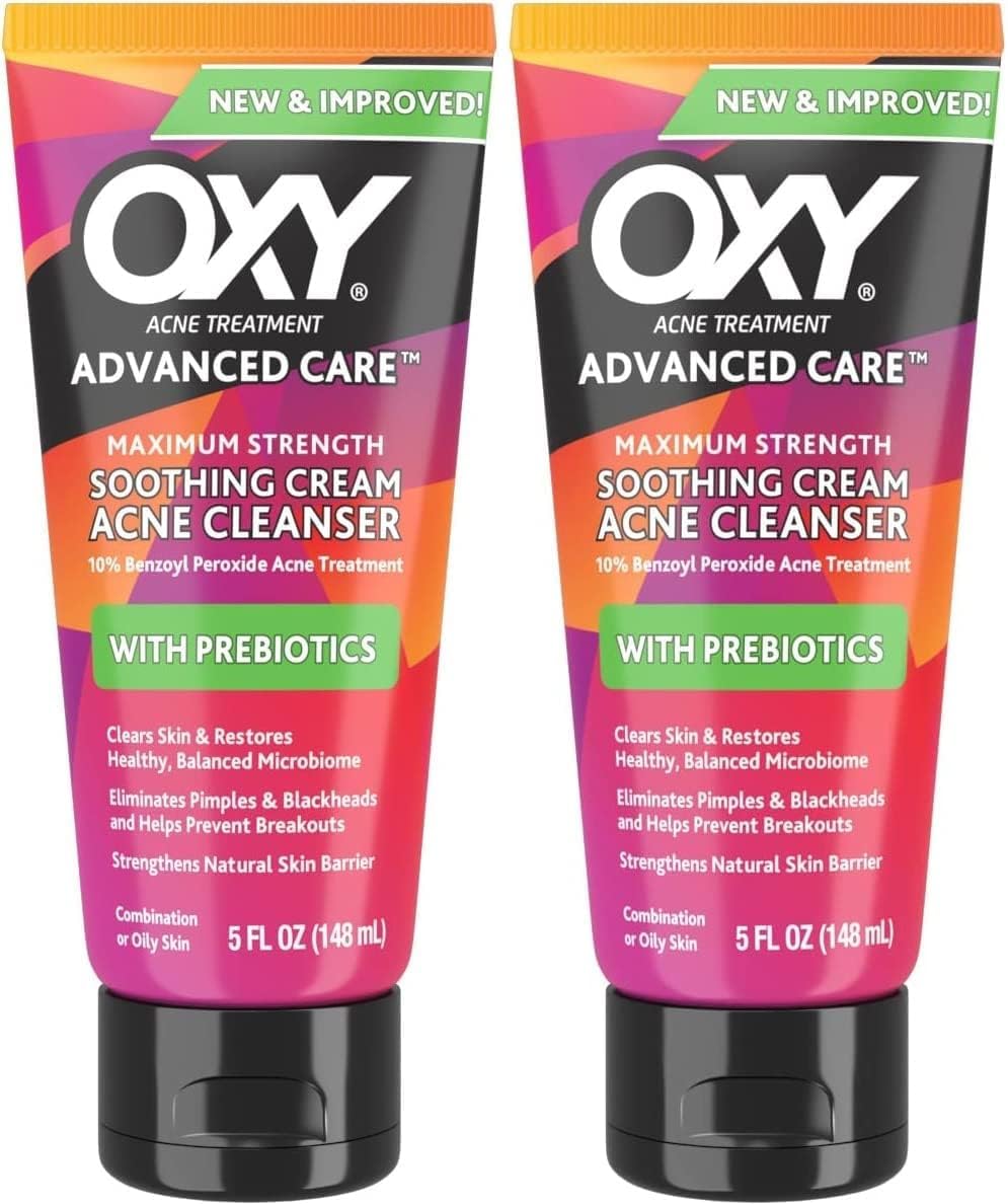 Amazon.com: OXY Acne Medication Maximum Action Advanced Face Wash ...
