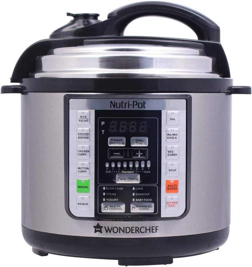 Buy Wonderchef Nutri-Pot Electric Pressure Cooker with 7-in-1 Functions ...