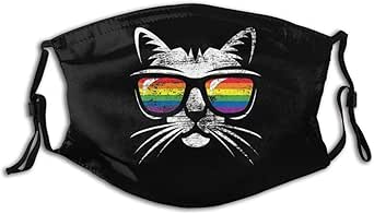 Lgbt Dog Pride Face Mask, Breathable-Adjustable-Dust Filter Mask ...