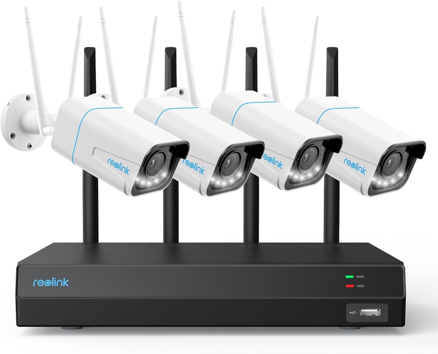 Amazon.com : REOLINK 4K 8MP WiFi Security Camera System, 4 pcs 8MP ...