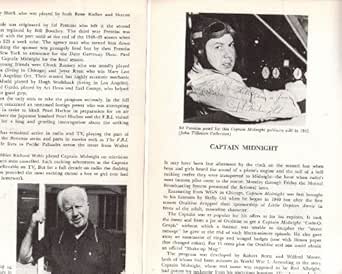 Captain Midnight Ed Prentiss Clipping Magazine photo orig 2pg 6x9 M5595 ...