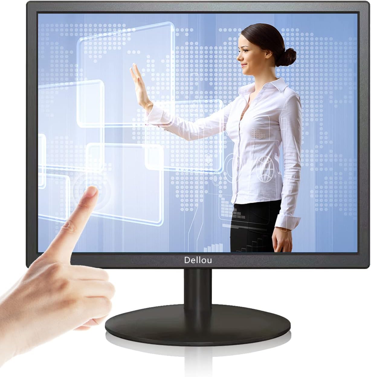 Eoulyee 17 Inch Touch Screen Monitor Small LCD Display CCTV Camera ...