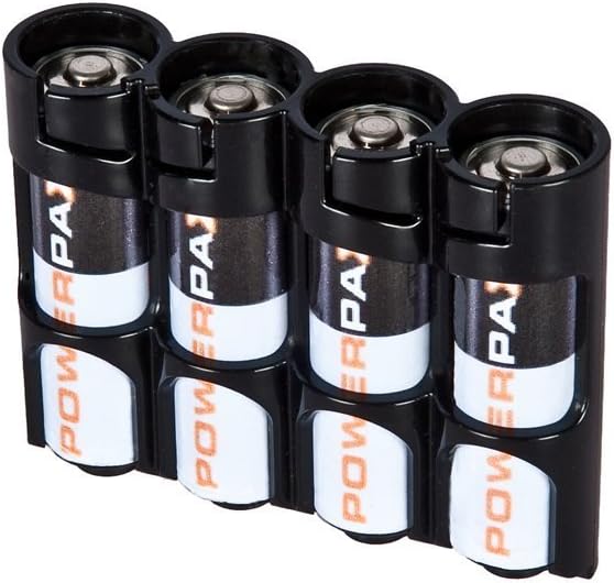 Amazon.com: AA Battery Storage Caddy by Storacell, Black, Holds 4 ...