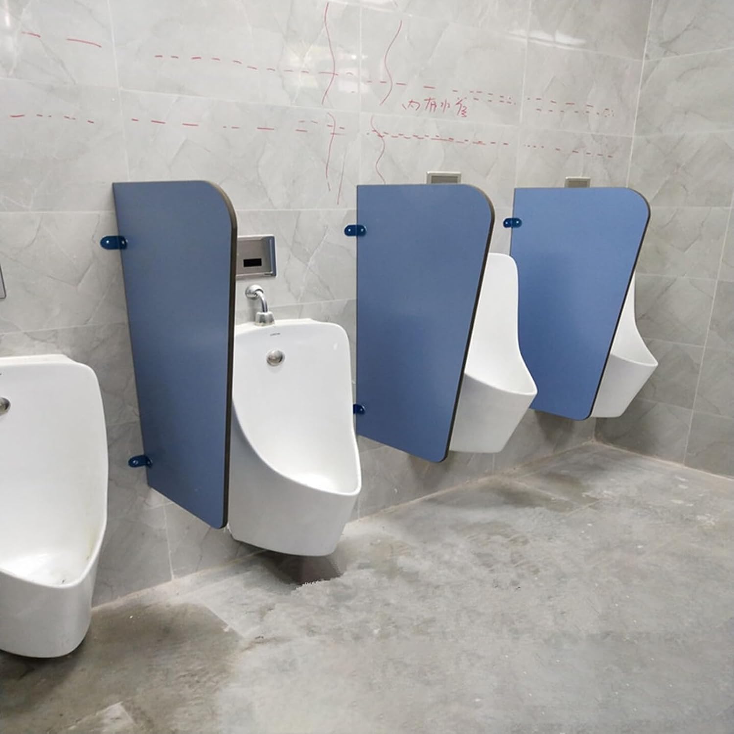 Amazon.com: BTZHY Urinal Screen Toilet Partition,Wall-Mounted Men's ...