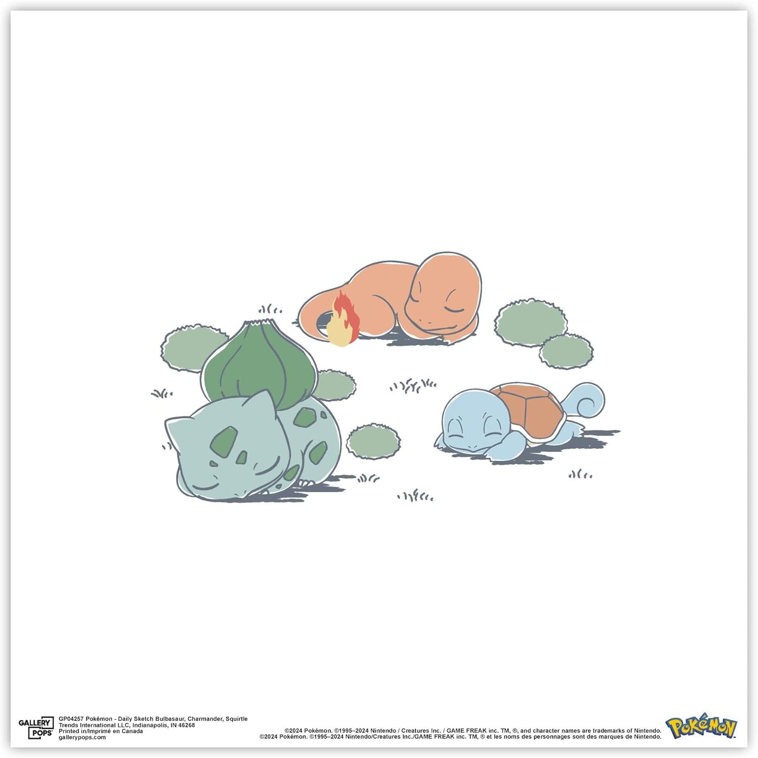 Amazon.com: Trends International Gallery Pops Pokémon - Daily Sketch ...